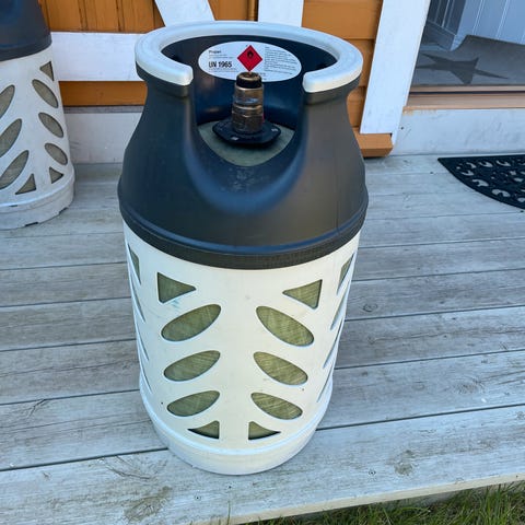 2 stk AGA Gassflaske Kompositt 10 kg Grå | FINN-torget