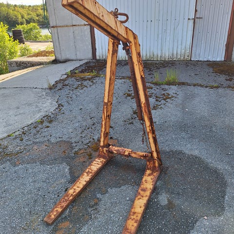 Storsekkløfter til gaffeltruck m/teleskoparm | FINN-torget