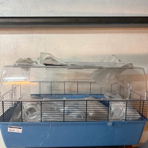 Hamster bur med nytt hjul | FINN-torget