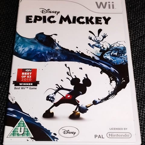 Disney Epic Mickey Nintendo Wii spill | FINN-torget