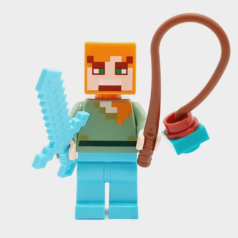 LEGO Minecraft | Alex (min197) & Minecraft Strider (Minestrider02 ...