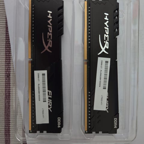 HyperX fury ddr4 2x8 gb RAM (16 gb) | FINN-torget