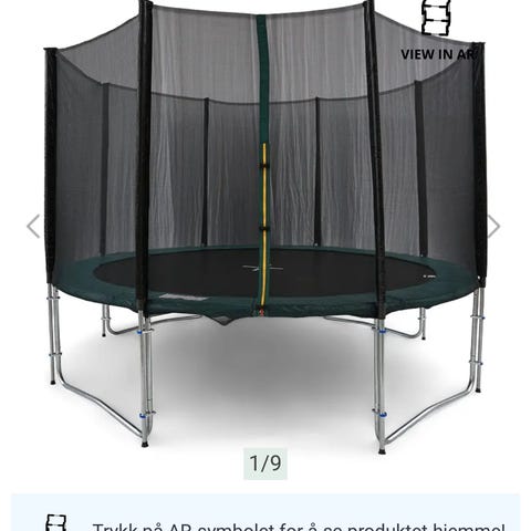 2 år gammel trampoline 4 meter | FINN-torget