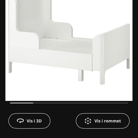 IKEA Uttrekkbar seng barn hvit | FINN-torget