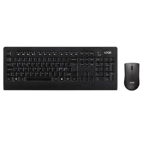 Logik sett m/ trådløs tastatur og mus/wireless Keyboard and mouse ...