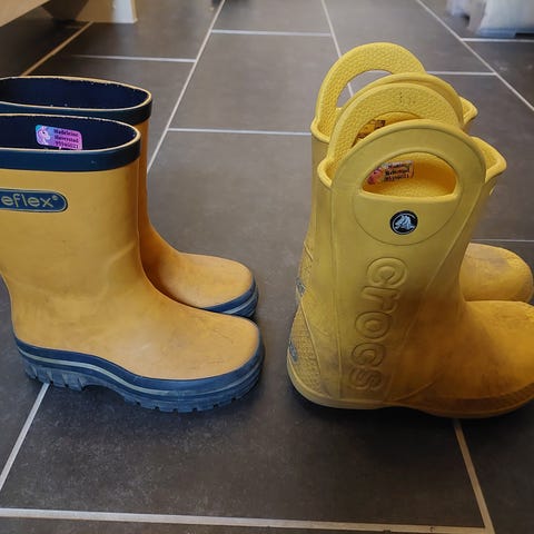 Glitter gummistøvler fra Reflex str 28 | FINN-torget