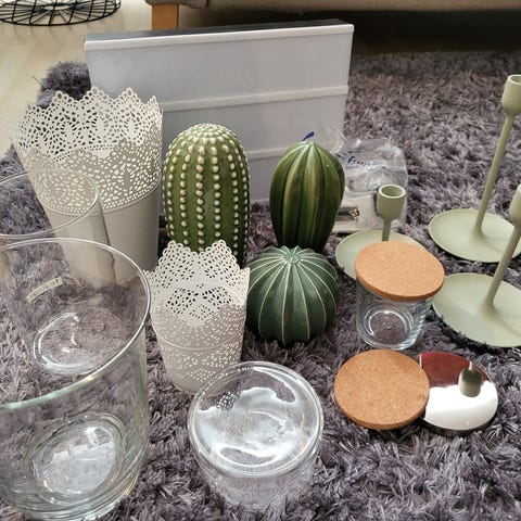 interiør pakke selges billig - lys, pynt og tekstiler | FINN-torget