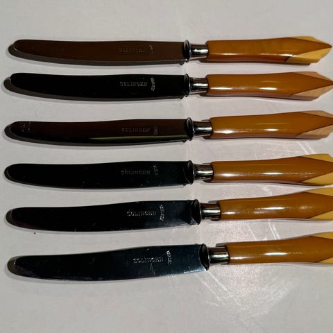 Helle bestikk - fruktkniver - palisander | FINN-torget