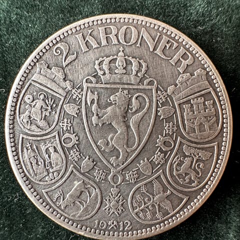 Haakon VII. 2 kr 1910 & 1912 | FINN-torget