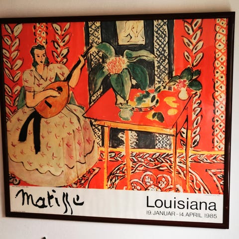 Stort, innrammet Henri Matisse kunsttrykk. Str. 63 x 83 cm. | FINN-torget