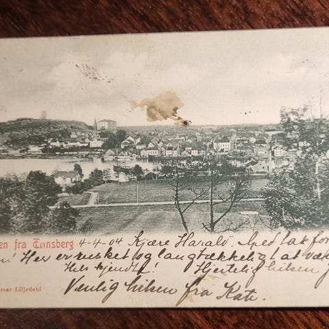 Gammelt postkort fra Fløybanen | FINN-torget