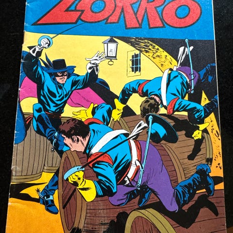 Zorro, tegneserieblader, 1980, 1981 | FINN-torget