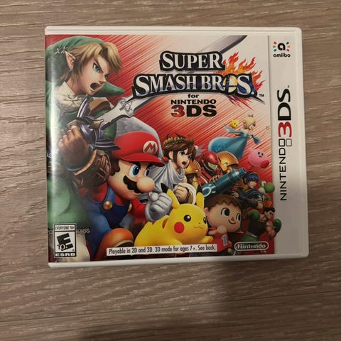Super Smash Bros Nintendo 3DS, helt nytt! | FINN-torget
