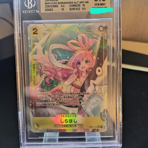 One Piece, Issho OP03-078, Alternate Art, PSA GEM MT 10, Japansk | FINN ...