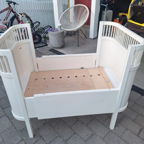 Sebra seng i hvit | FINN-torget