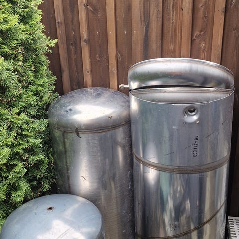 2 stk rustfri beholder | FINN-torget