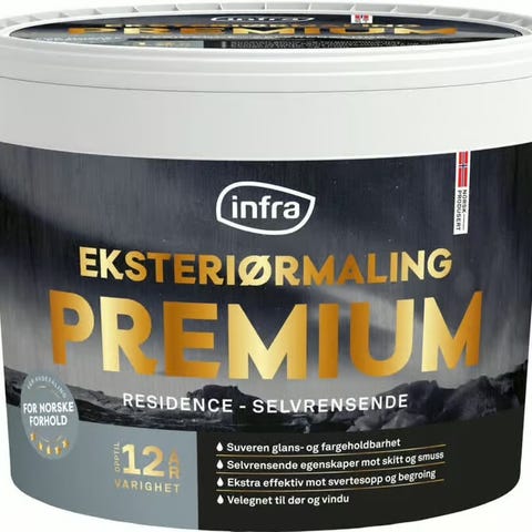 Opus Xtremdekk Eksteriørmaling 9L Klassisk Hvit 9918 | FINN-torget