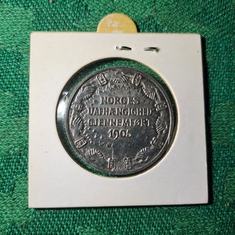 2 Kroner Mynt 1906 sølv | FINN-torget