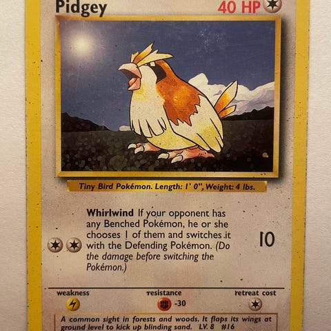 Pokemon-kort Nidoran base set unlimited 1999 #55/102 common | FINN-torget