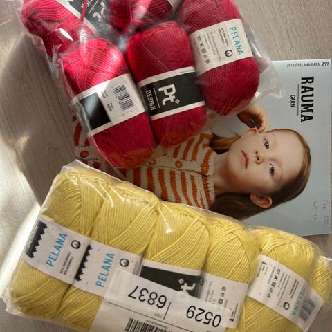 Drops Sky mix nr. 14 lys syrin / enhjørning - 5 stk + 1 hvit | FINN-torget