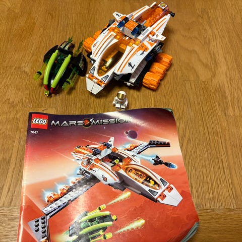 Lego Mars Mission 7644, MX-81 Hypersonic Operations Aircraft | FINN-torget