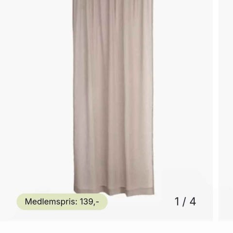 Gardiner fra KID Lysdempende | FINN-torget