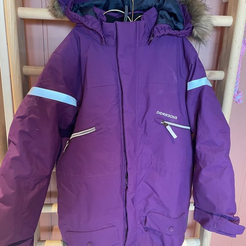 Didriksons Theron Coverall 3 Vinterdress Barn Blå Størrelse 140 Unisex ...