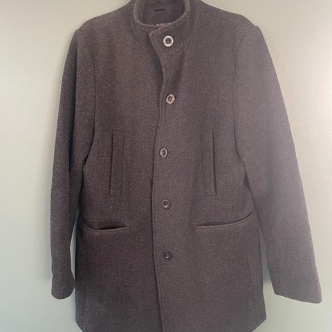 Mario Conti Frakk Beige Ull Herre S | FINN-torget