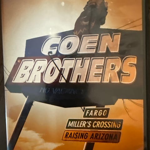 Coen Brothers DVD Samling Vargo, Miller's Crossing, Raising Arizona ...