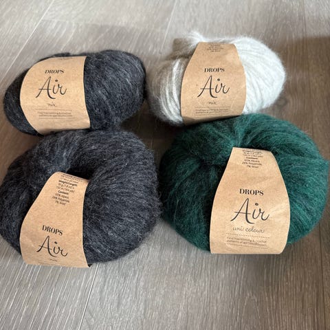 Drops Sky mix nr. 14 lys syrin / enhjørning - 5 stk + 1 hvit | FINN-torget