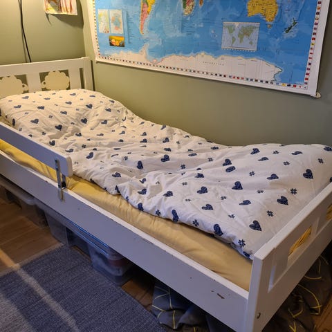 IKEA Kritter Barneseng Hvit Tre 75x165 cm | FINN-torget