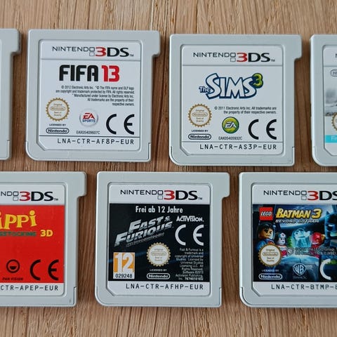 Nintendo 3DS-spill – 3 stk selges samlet | FINN-torget