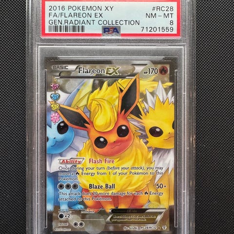 Pokemon kort - Flareon - EX Delta Species PSA 6 | FINN-torget