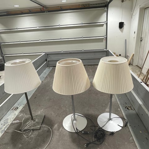 Flos Romeo Moon, Philippe Starck Pendellampe Hvit | FINN-torget