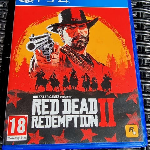 Red Dead Redemption 2 Original Plakat – Fra fysisk spill! God stand ...