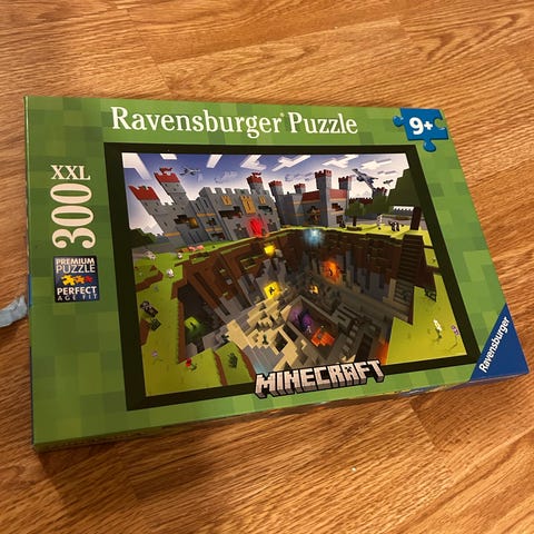 Minecraft puslespill 1000 brikker | FINN-torget