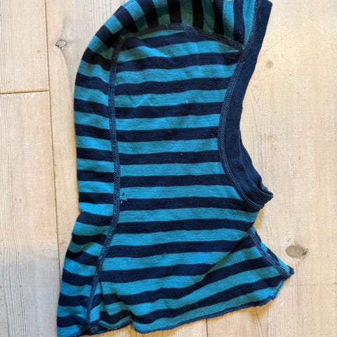 Pierre Robert merinoull balaclava barn turkis/blå | FINN-torget