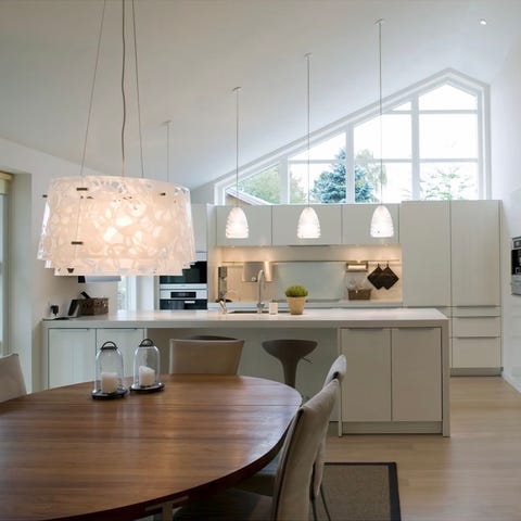 Flos Romeo Moon, Philippe Starck Pendellampe Hvit | FINN-torget