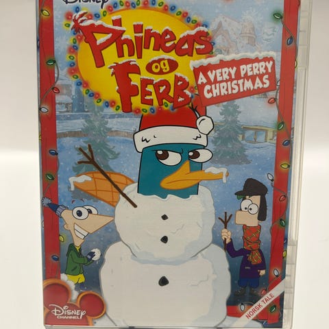 Dvd barnefilm. Phineas og Ferb. A very Perry Christmas. Norsk tale ...
