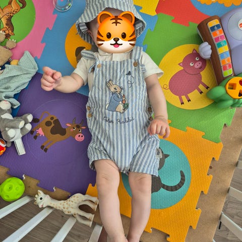 Helt ny Peter Rabbit body og lue 6-9 mnd (str 74) | FINN-torget