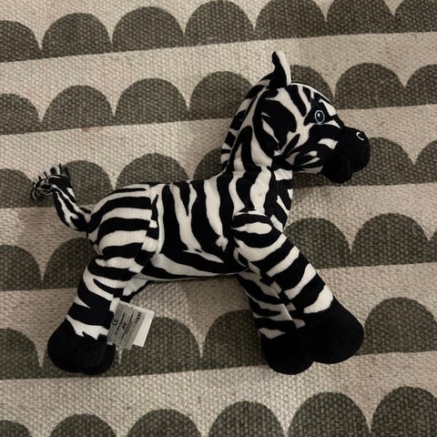 Ny liten zebra bamse | FINN-torget
