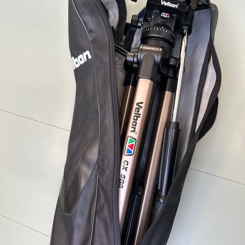 Velbon videostativ D 500 med PH-358 (Vel-Flo 7) videohode | FINN-torget