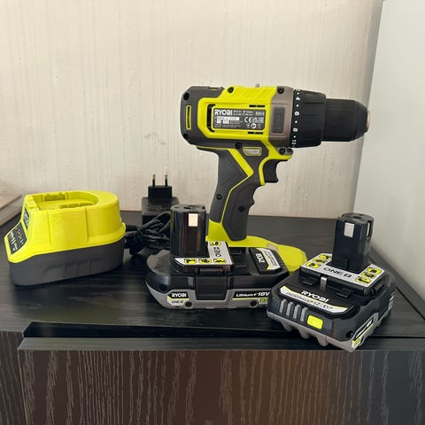 Ryobi Drill RDD4 18V Batteridrevet Drill / Boremaskin med batteri og ...