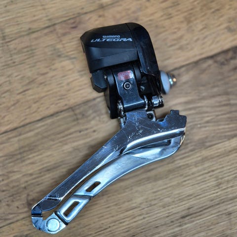 Shimano 105 R7150 Di2 Frontgir 2x12s, Down-Swing, Braze-on | FINN-torget