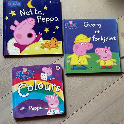 3 pappa gris bøker | FINN-torget