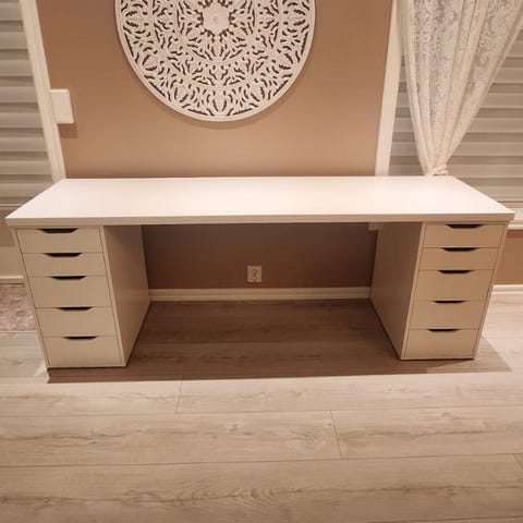 Skrivebord / sminkebord / arbeidsbord / Alex / levering | FINN-torget