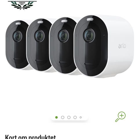 Arlo Go mobil HD overvåkningskamera vml4030-100pes | FINN-torget