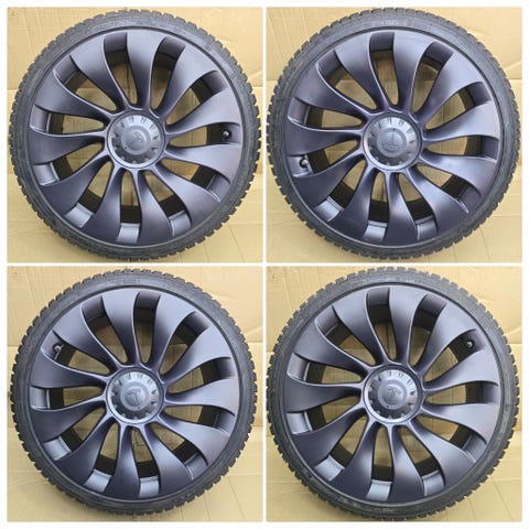 Ubrukte 20" Originale Tesla Model 3 Überturbine Performance-felger ...
