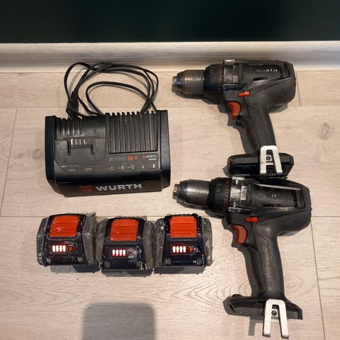 Wurth Master BS 18-CV-2 Drill 18V Li-ion | FINN-torget
