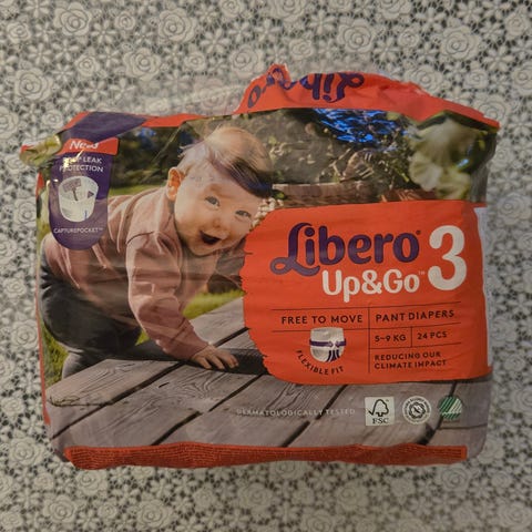 Libero Touch Bleier størrelse 4 up and go | FINN-torget